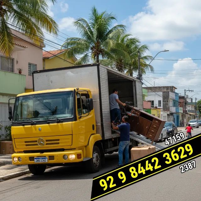 Frete bau ou mudança Wilson hoje na capital/AM +9*2*9*8*4*4*2+3*6*2*9 ...