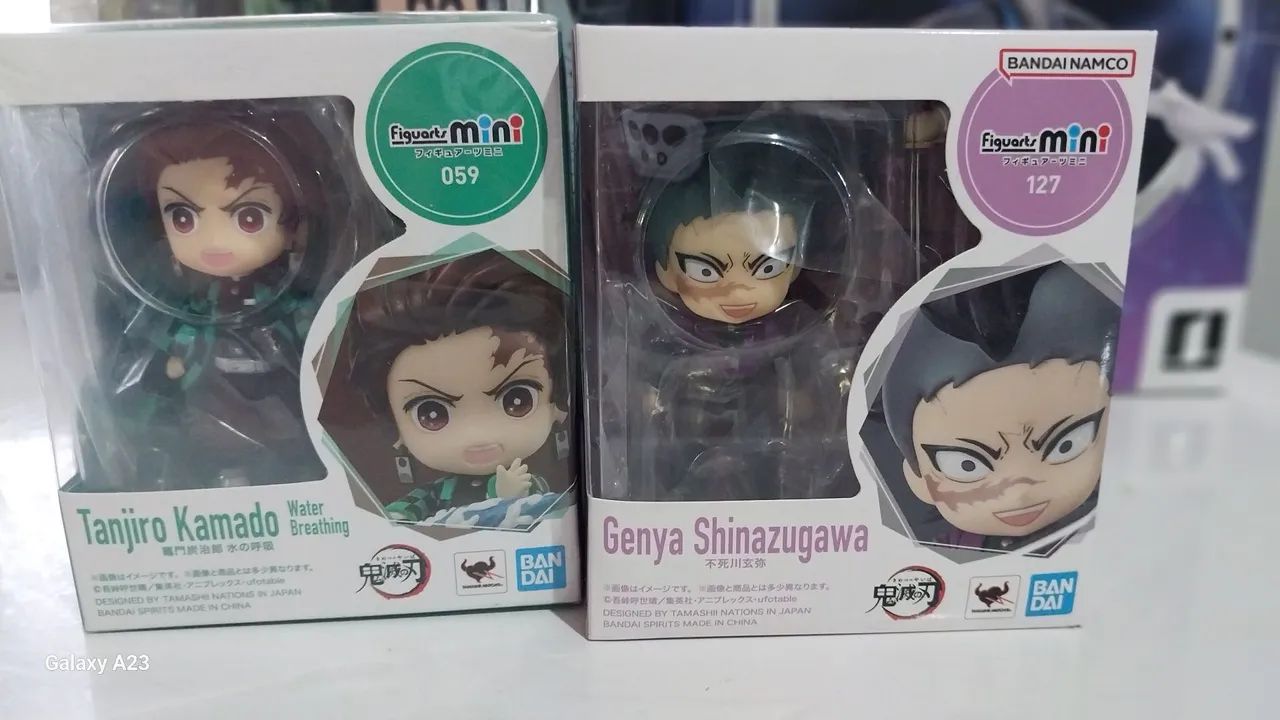 Demon Slayer figuarts Mini Genya e Tanjiro Bandai s.h figuarts sh ...