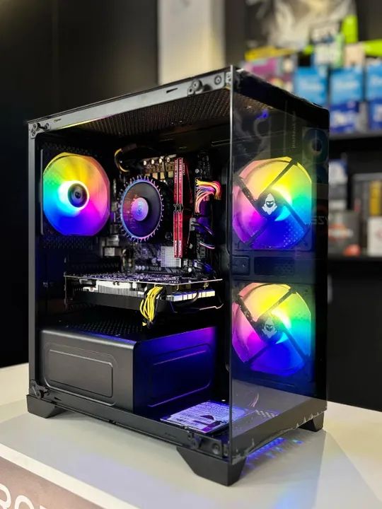 PC GAMER - i3 12100F 16GB RAM 3200MHz SSD 240GB + HD 1TB RX 570 8GB ...