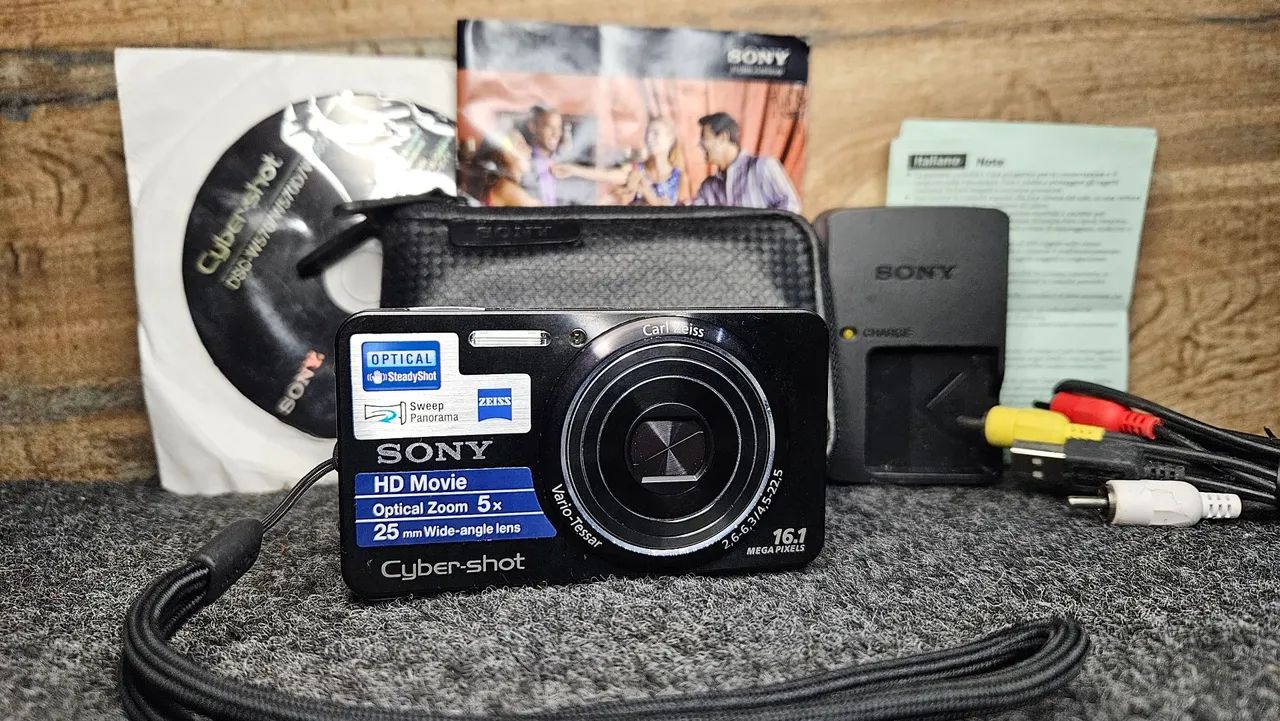Câmera digital Sony Cyber-shot dsc w570 16.1 megapixels NOVA - Câmeras ...