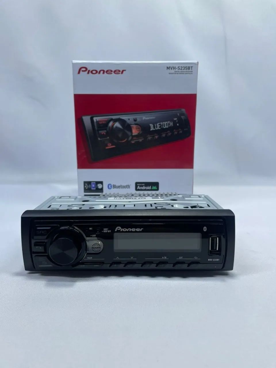 Som Automotivo Pioneer Mvhs235bt Usb Bluetooth Fm 4 X 23w Rms - Peças ...
