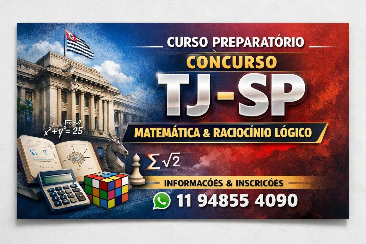 Curso completo de Matemática e Raciocínio Lógico para o TJ - SP ...