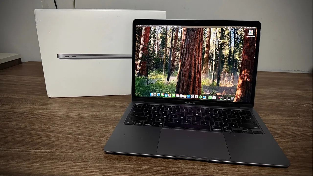 Macbook Air M1 256Gb bateria 98% o mais novo do olx (Ac. Cartão ...