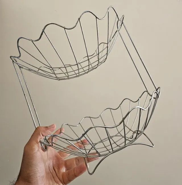 Fruteira de bancada/mesa com dois compartimentos. - Utensílios Para ...