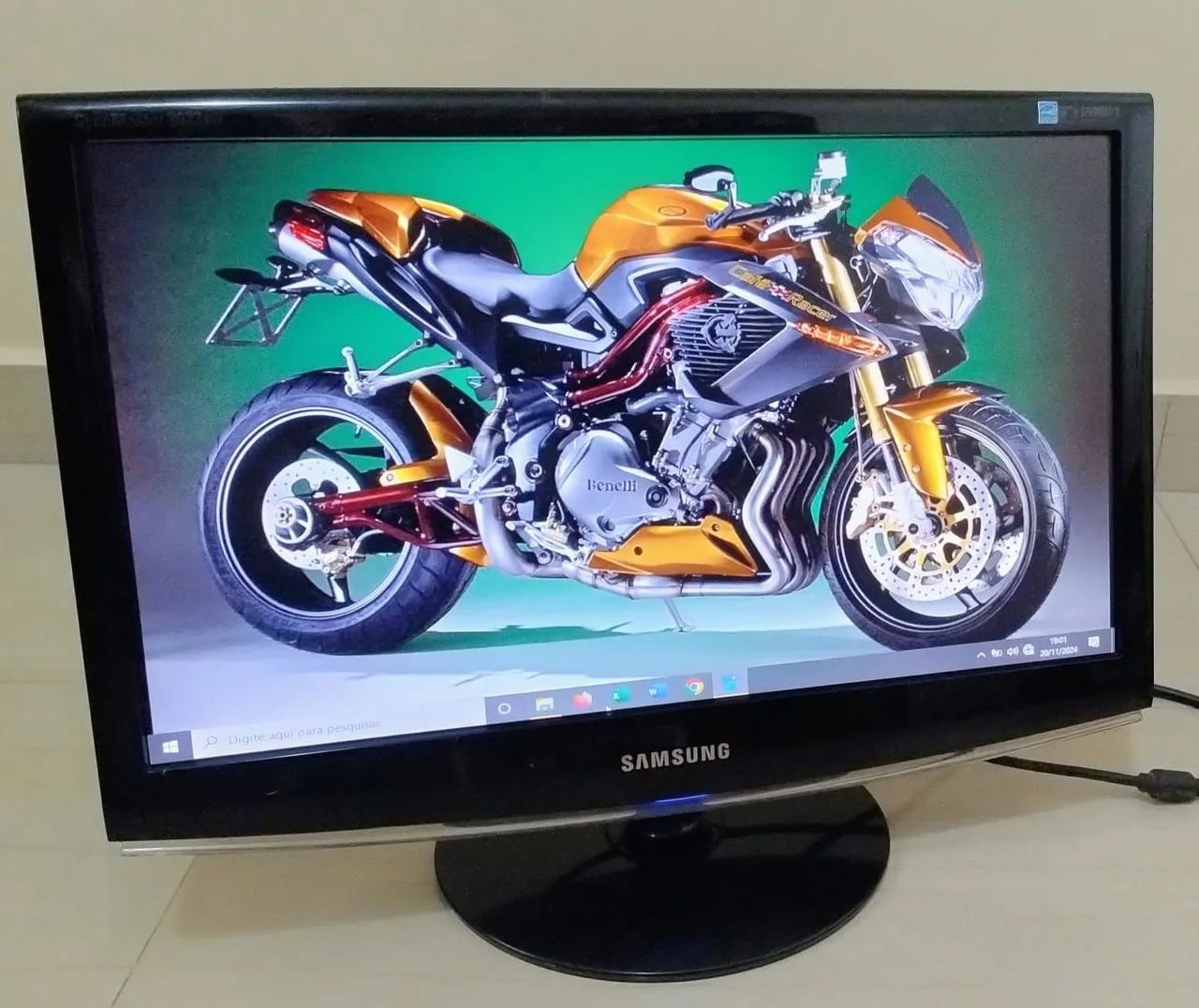 Monitor Samsung 20 polegadas completo (Novinho) - Monitores - Setor ...