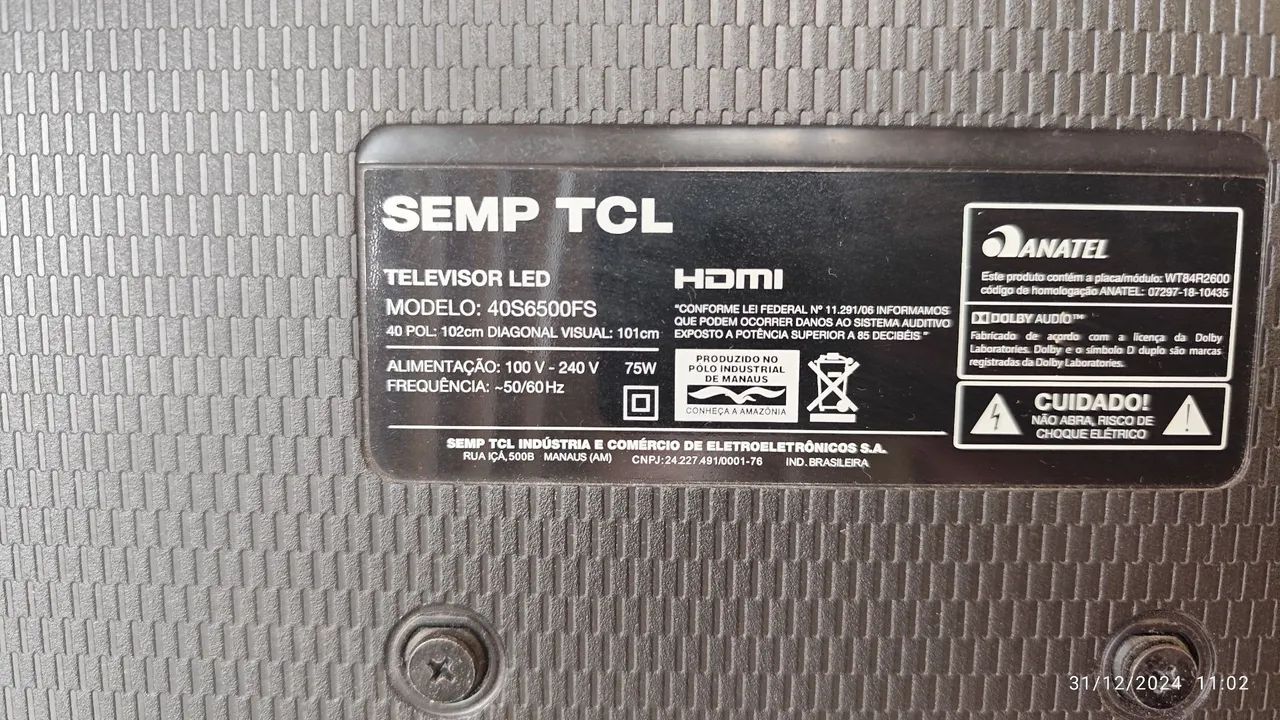 TV LED Semp TCL 40 polegadas - TVs - Vila Yolanda, Osasco 1366430197 | OLX