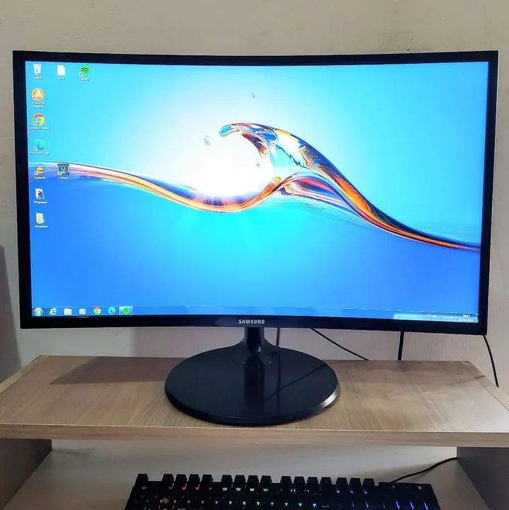 Monitor Samsung Curvo 24 Polegadas Full HD - Peças e Acessórios de ...