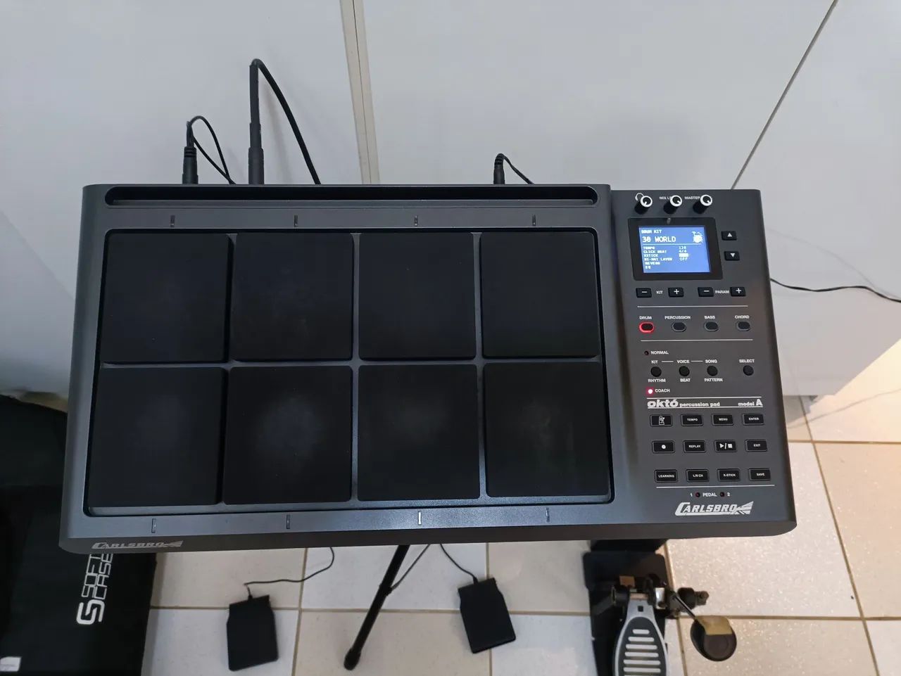 Bateria eletrônica - OCTAPAD + Pad Bumbo XPRO. ACEITO TROCA POR SAMSUNG ...