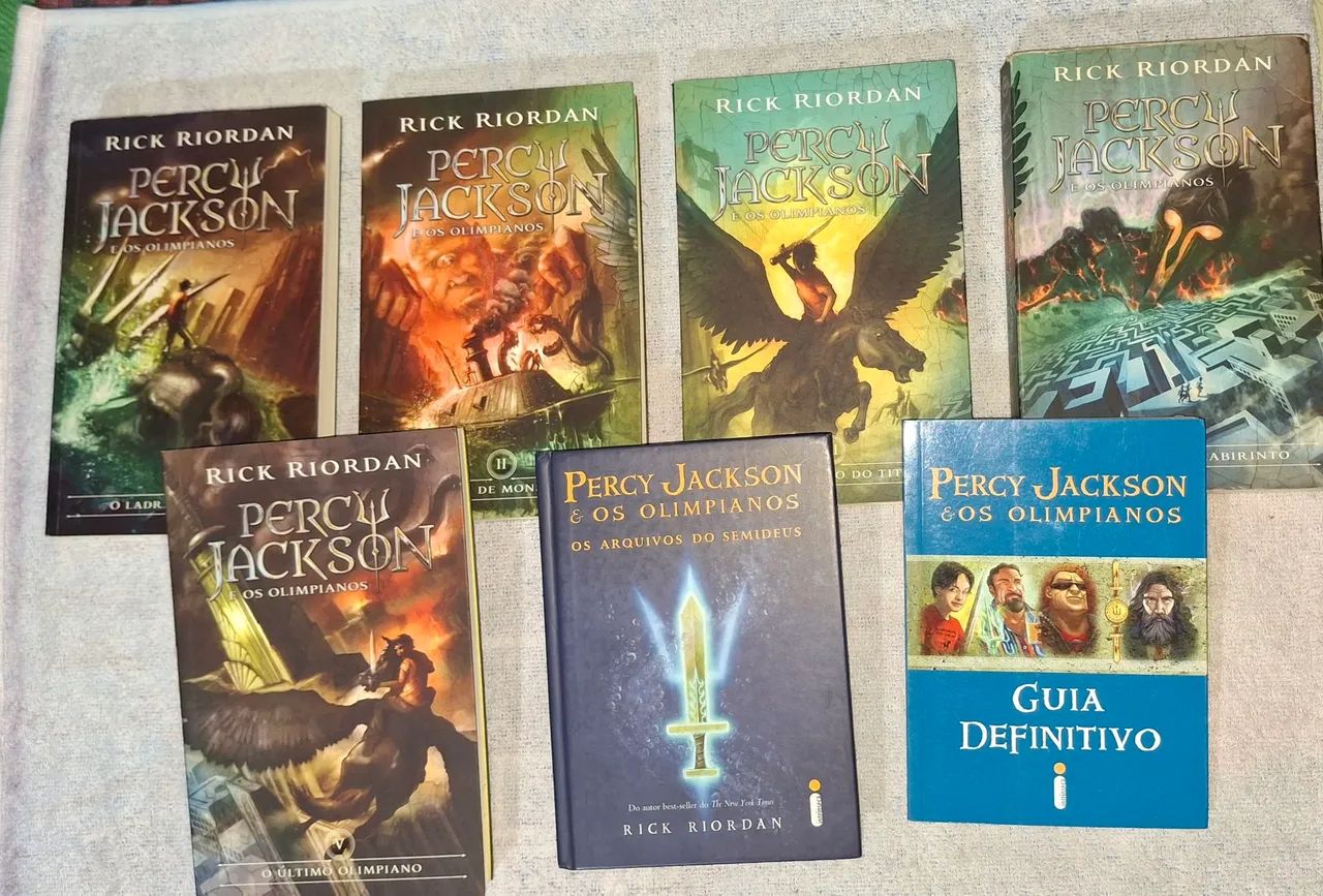 Coleção Rick Riordan - 5 livros (Percy Jackson, Kane, Magnus Chase e ...