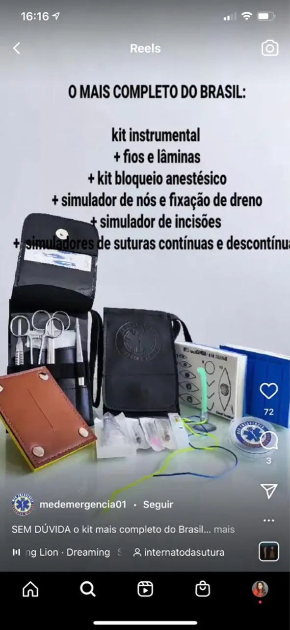 "kit medicina" no Brasil