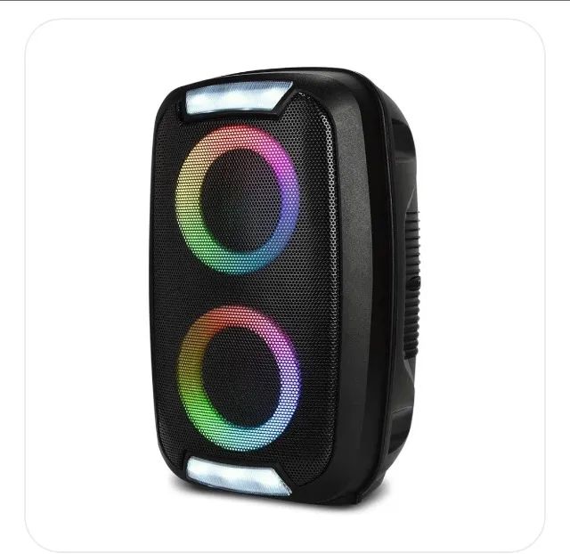 Mini Torre Neon 2 Led Rgb 250w Bt/Sd/Fm/Aux/Tws Multi - Aparelhos de ...