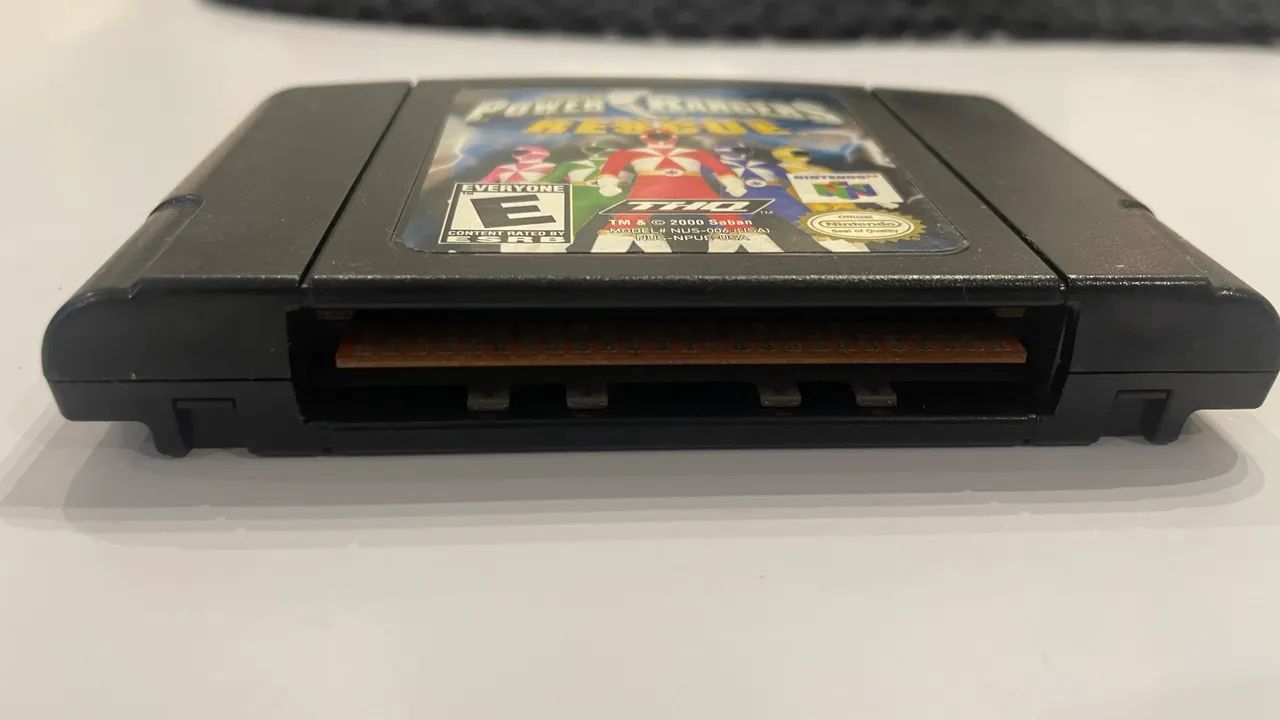 cartucho do jogo Saban's Power Rangers: Lightspeed Rescue - Jogos de ...