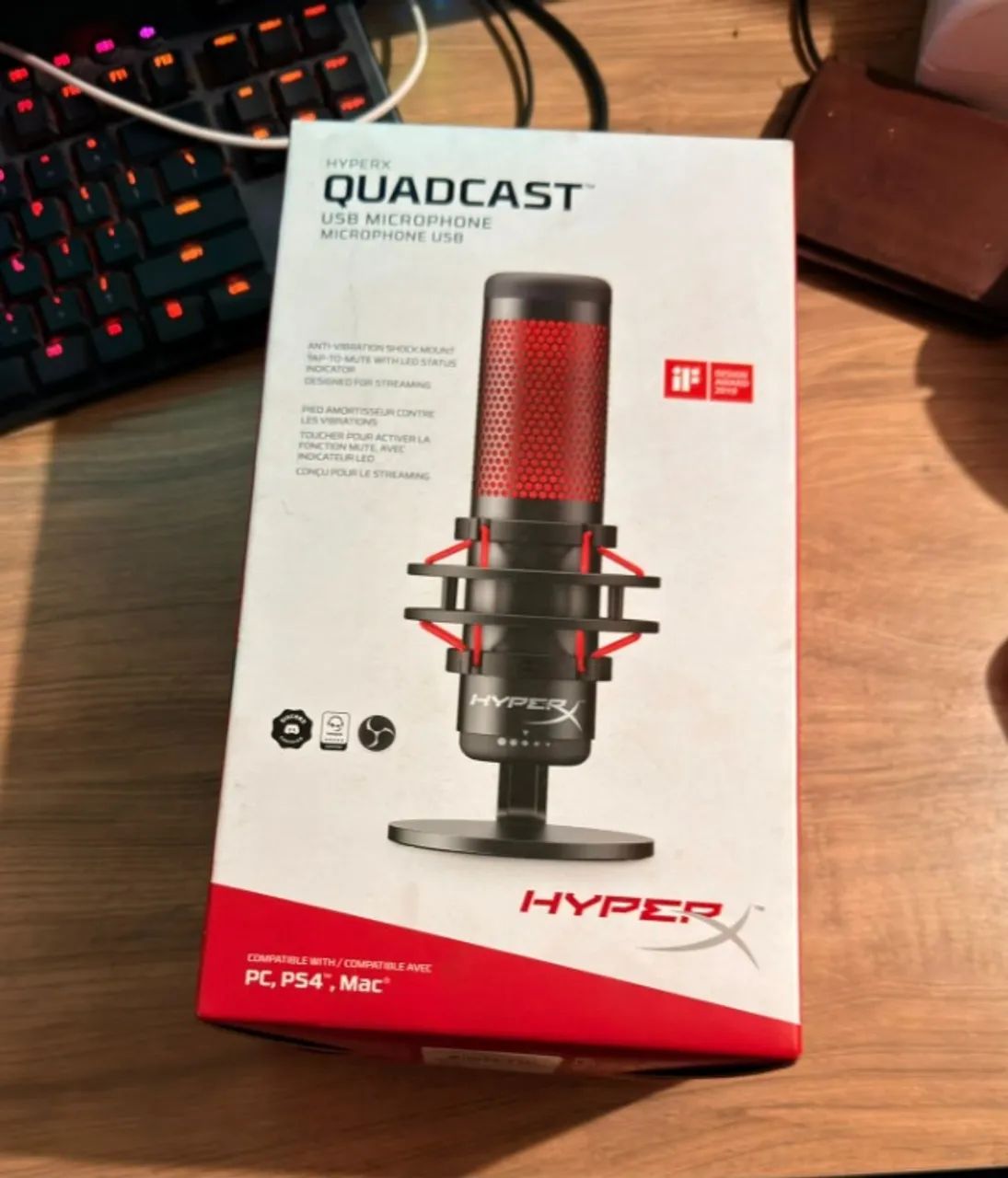 Microfone Hyperx Quadcast - Microfones e Gravadores - Rosário do Sul ...