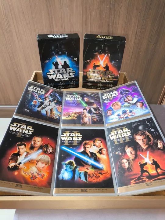 Star Wars Box Dvd's Saga Completa - DVD, Blu-Ray e Vídeo Cassete ...