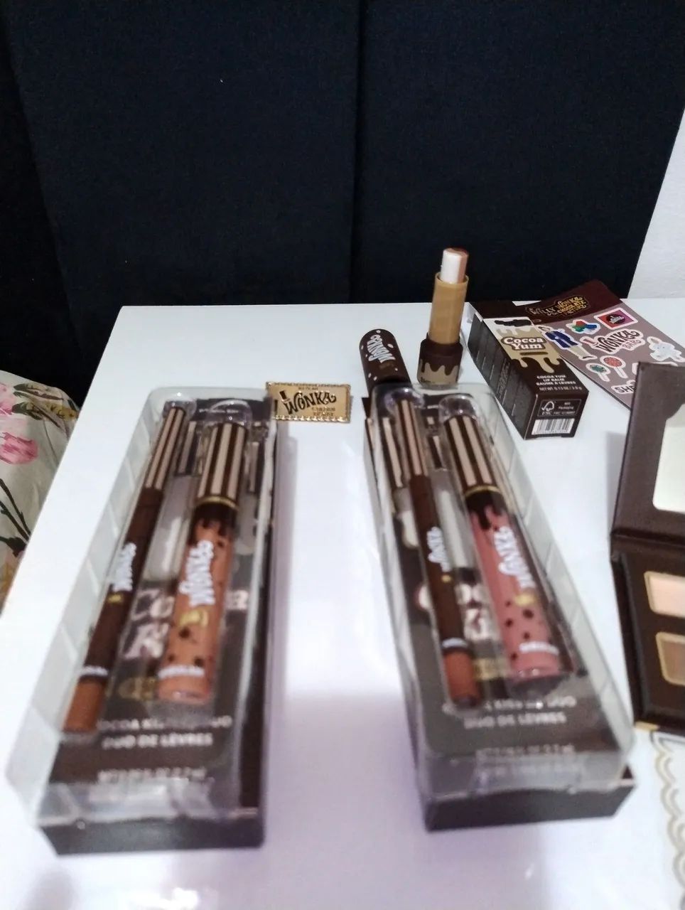 Kit maquiagem Willy Wonka + Paleta importada Princesa Jasmine Disney ...