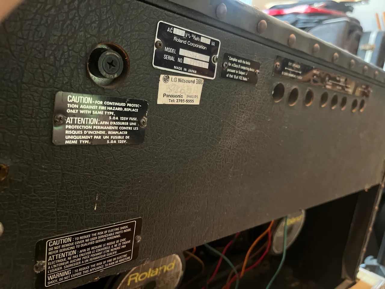 Amplificador Roland Jazz Chorus JC120 (com case) - Instrumentos ...