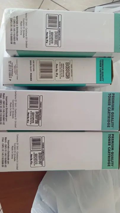 4 Toner para impressoras D406. Compatível com diversas impressoras ...