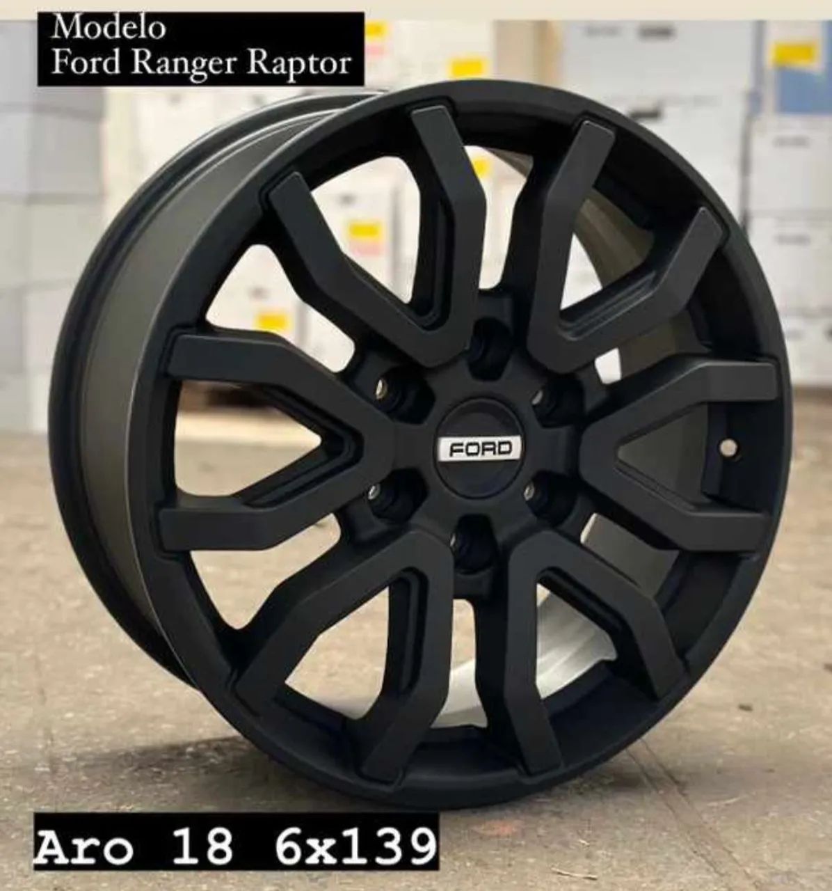 Rodas da Ranger Raptor Black aro18 novas em até 10x de R$484,00 no ...