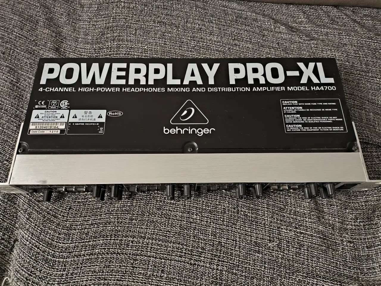 Power play Behringer pro-xl ha4700 - Equipamentos e Acessórios de Som ...