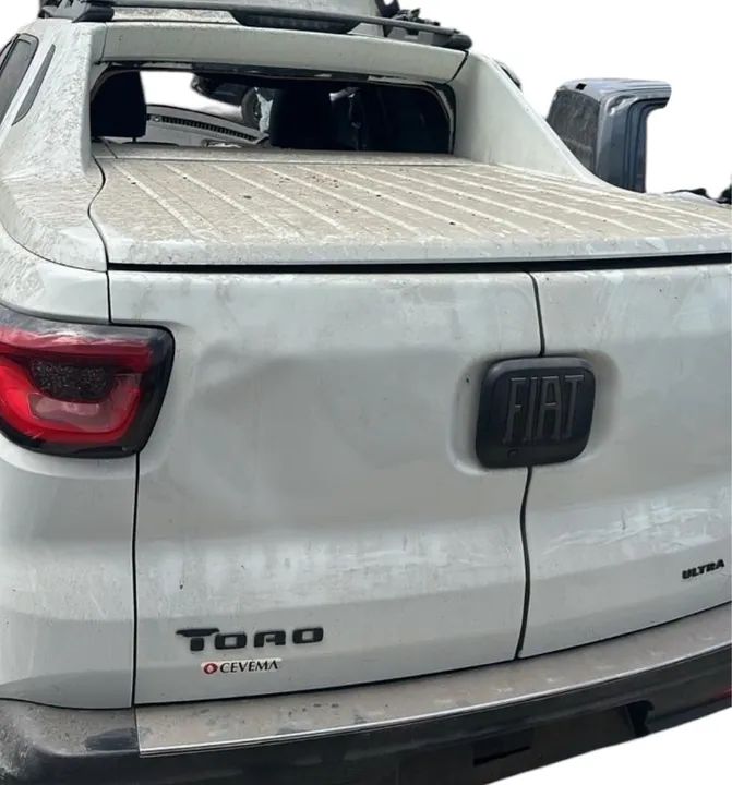 Capota Marítima Fibra Fiat Toro ultra 2021 2022 2023 - Peças para ...