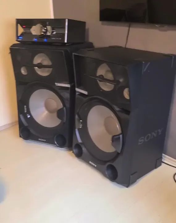 Som Sony Shake 99 4000W com 2 Caixas Acústicas - Aparelhos de Som ...