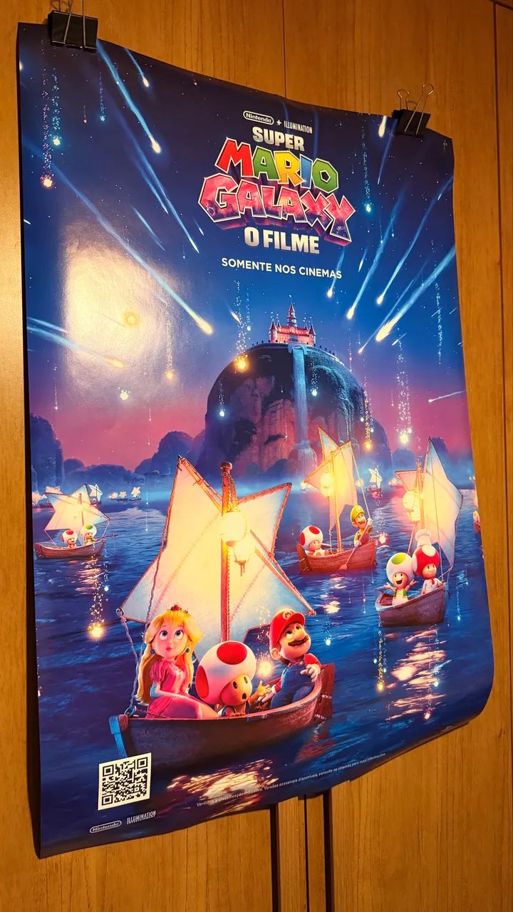 Pôster Super Mario galaxy cinema 2026 - Decorações Para Casa - Retiro ...