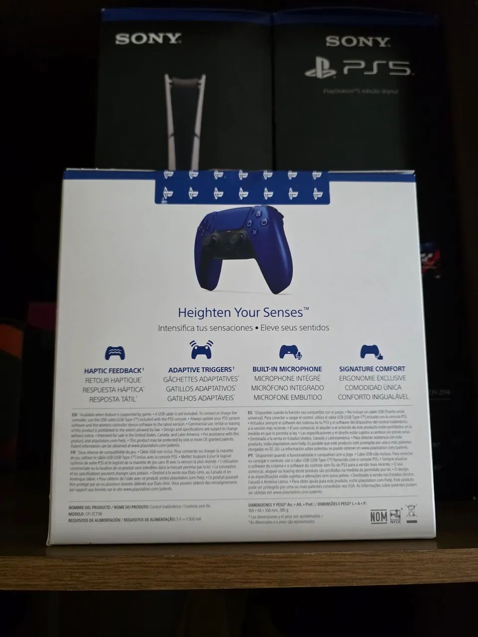 Controle PS5 Dualsense Cobalt Blue [lacrado+garantia+nf] - Peças e ...