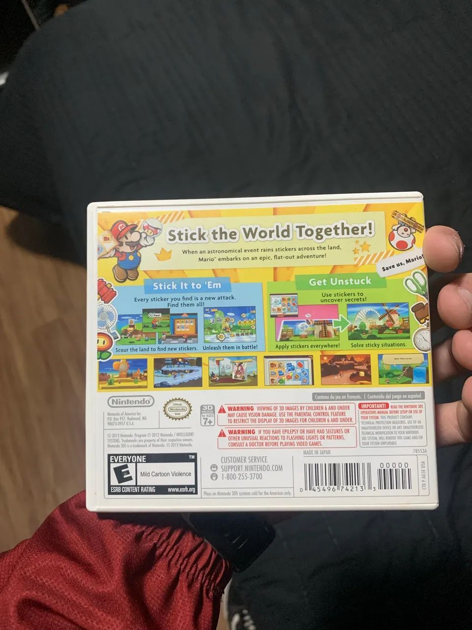 Paper Mario Sticker Star 3ds - Jogos de Vídeo Game - Presidente Getúlio ...