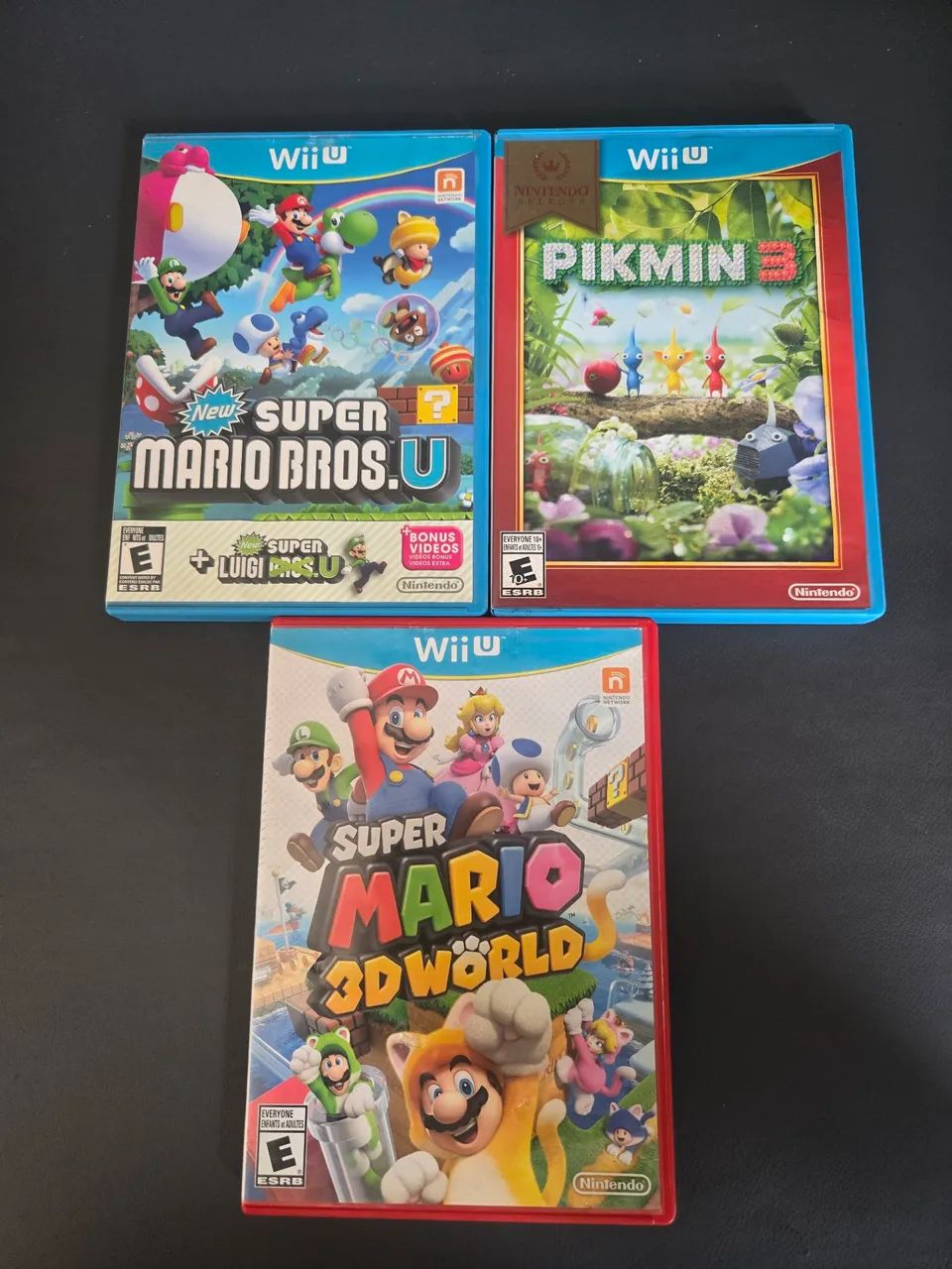 Super Mario Bros. U, Pikmin 3 e Super Mario 3D World - Nintendo Wii U ...