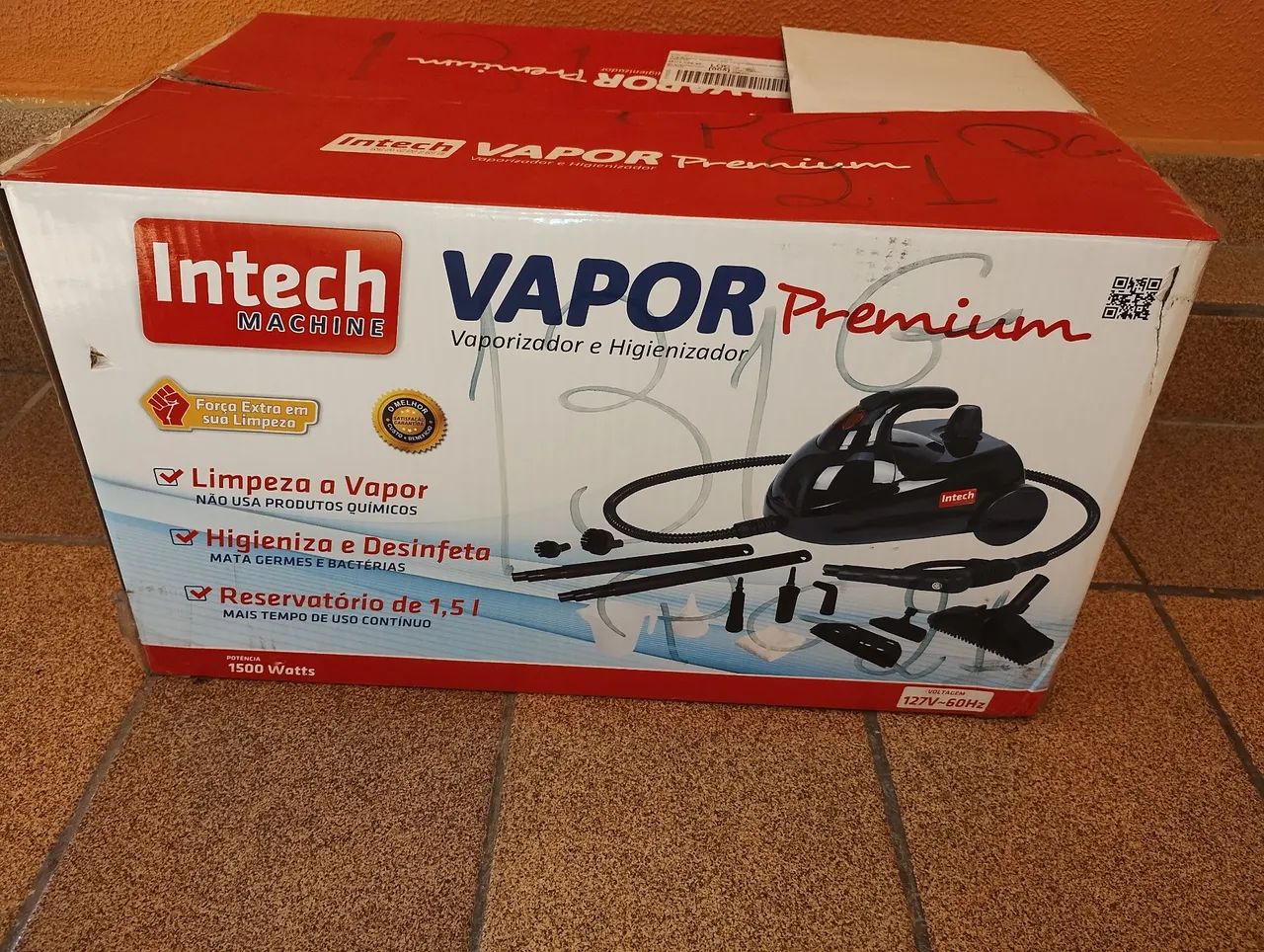 Vaporizador e Higienizador Vapor Premium Intech Machine 1500 Watts Pouco Uso Com NF ...