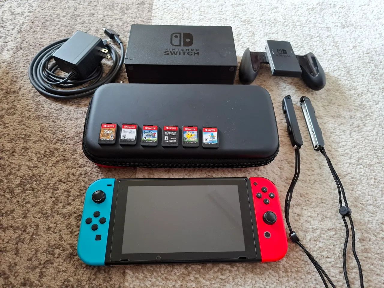 Nintendo Switch completo com 6 jogos - Consoles de Vídeo Game - Centro ...