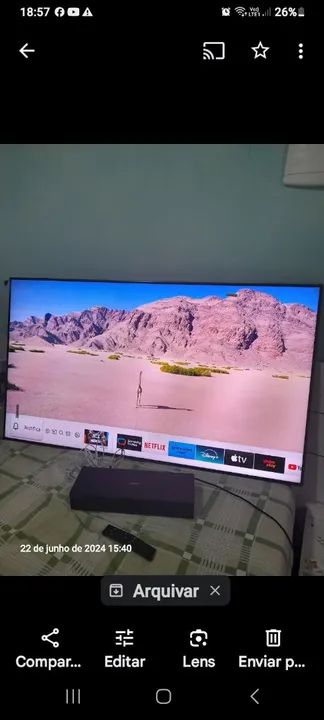 QLED 55 POLEGADA SMART SANSUNG 4K BORDA INFINITA 4K COMANDO DE VOZ ...