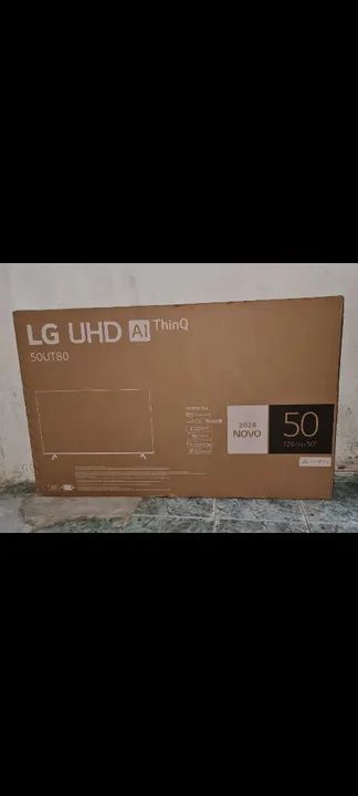TV LG 50 polegadas UHD 4K AI ThinQ - TVs - Conjunto Palmeiras ...