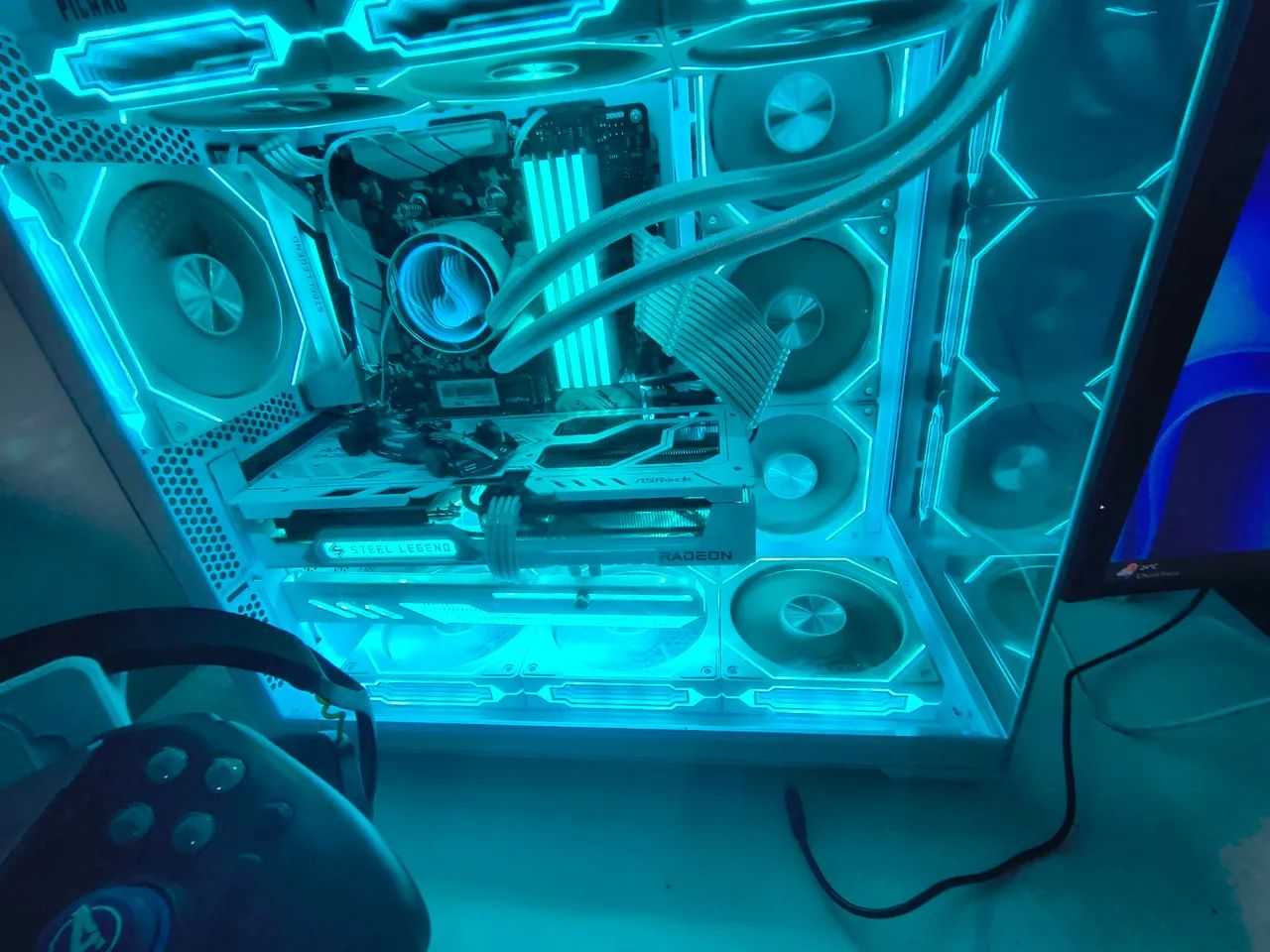 Pc completo (mesa,cadeira,etc) - Computadores e Desktops - Santa Cruz ...