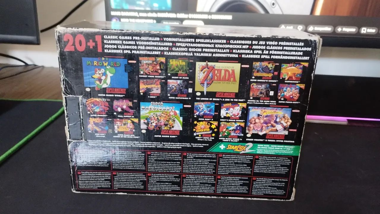 Super Nintendo mini Original - Consoles de Vídeo Game - Terra Vermelha ...