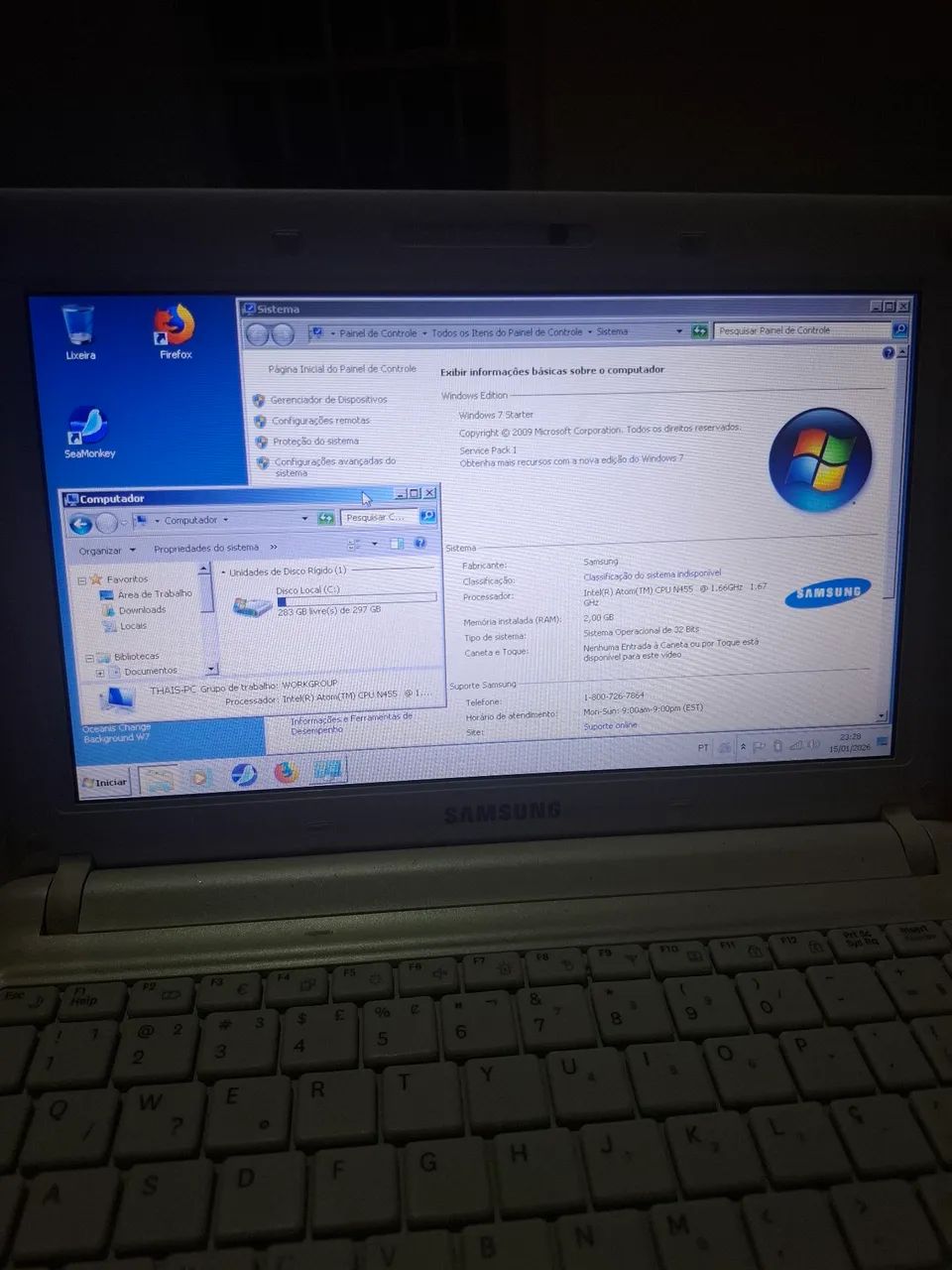 Netbook Samsung N150 plus - Notebooks - Campo Grande, Rio de Janeiro ...