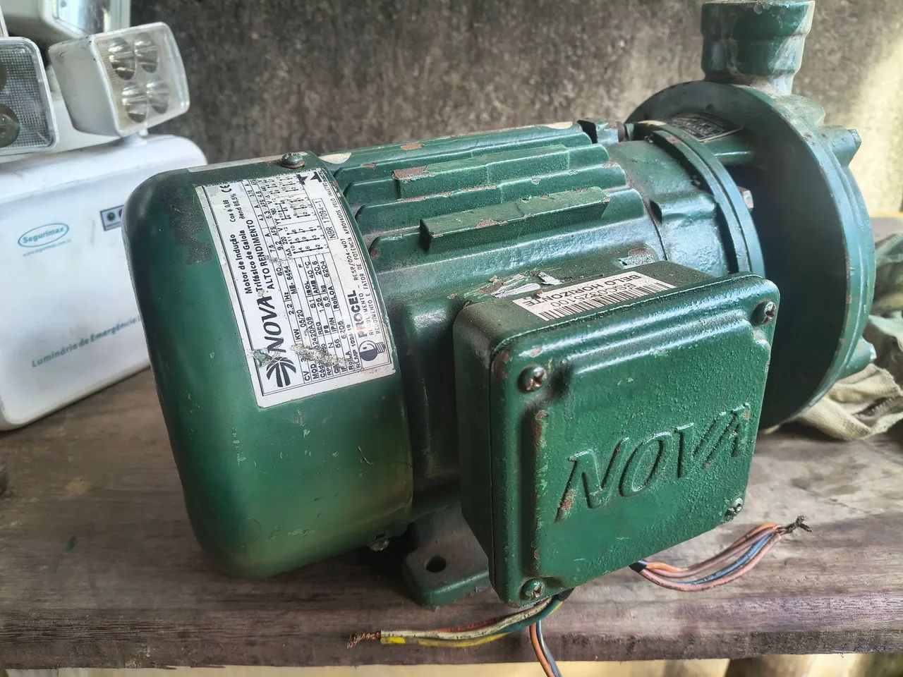 Bomba d'água centrífuga 3cv - Instalações Elétricas e Hidráulicas ...