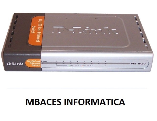 Switch D-link Modelo Des 1008d 8 Portas 10 100 - Conectividade e ...