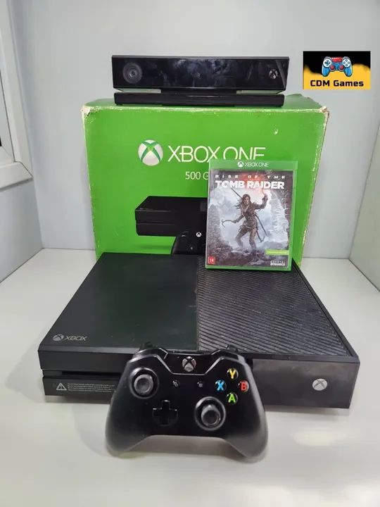 Xbox One Fat 500gb + Kinect 900.00 - 3 Meses de Garantia- Não Aceito ...