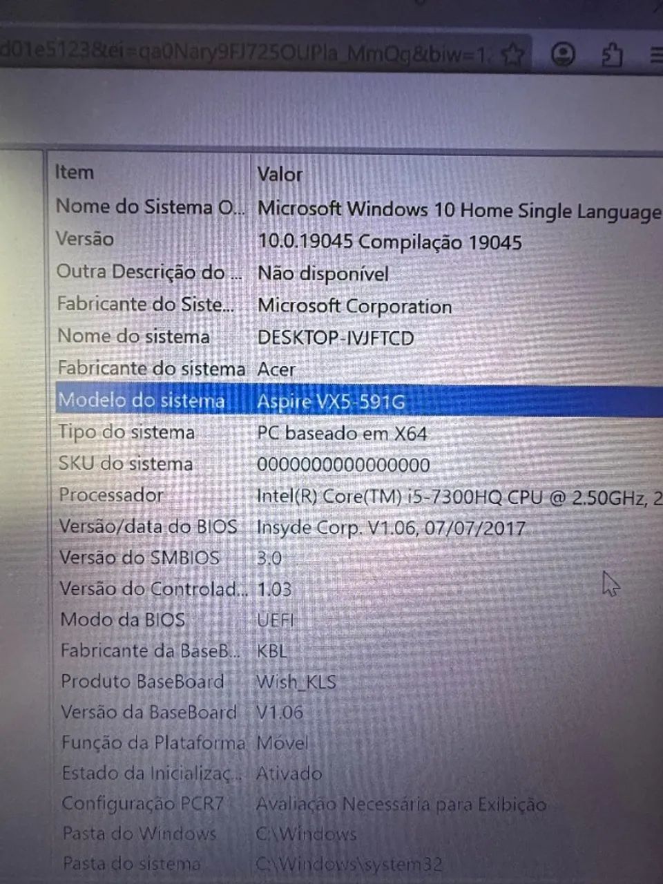 Notebook Gamer Acer Nitro VX5 i5 8gb ram Nvidia GTX 1050 - Notebooks ...