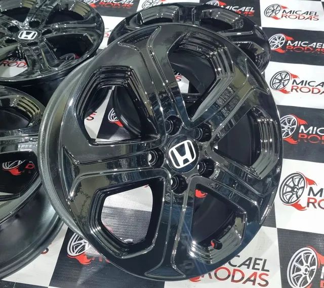 Jogo de rodas aro 17" Honda HRV CRV Civic Originais 5x114 + Pintura Nova - Carros, vans e ...