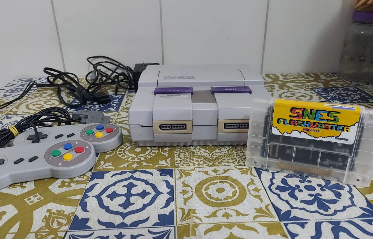 "super nintendo antigo" no Brasil