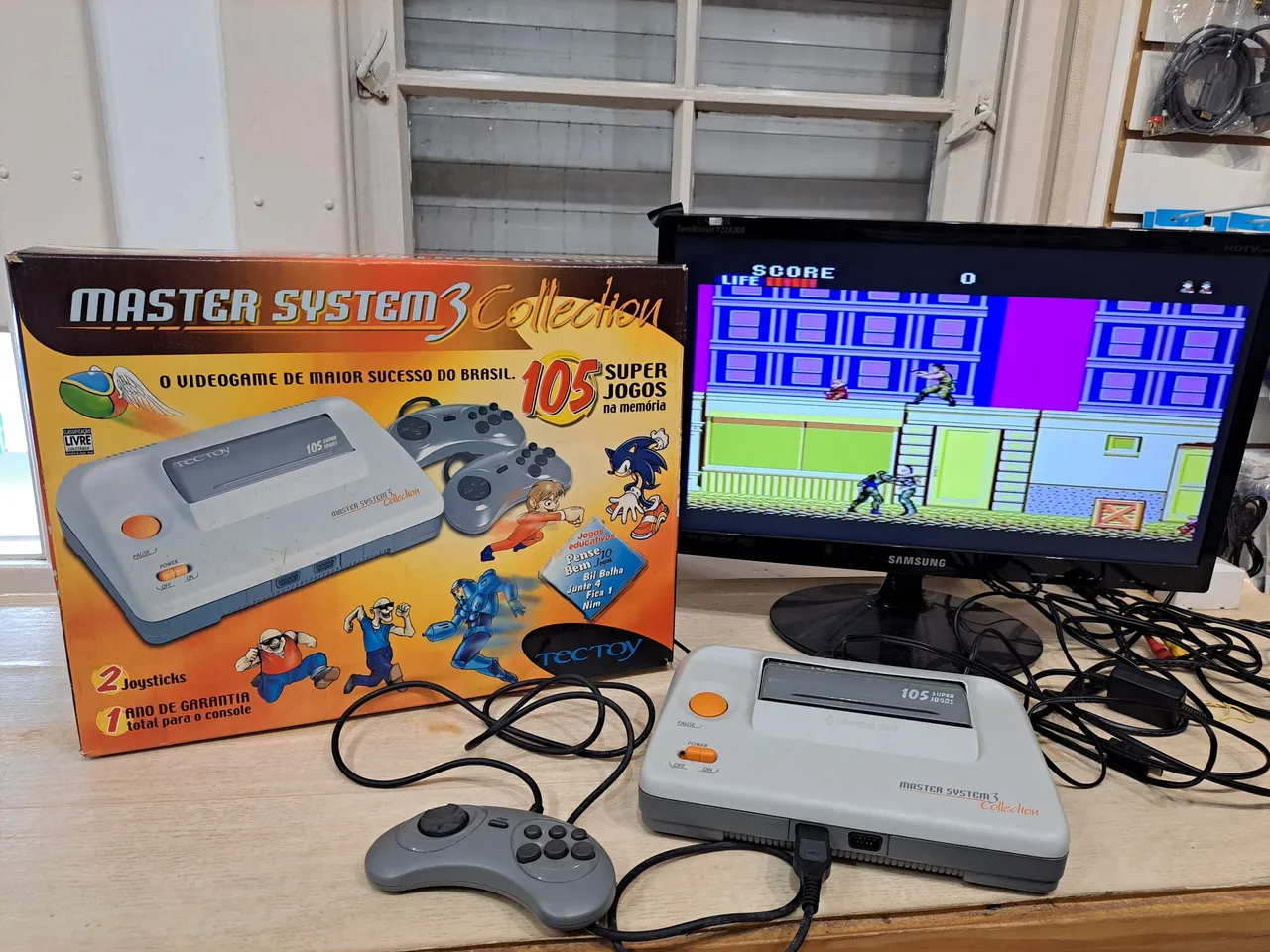 "master system 3" no Brasil