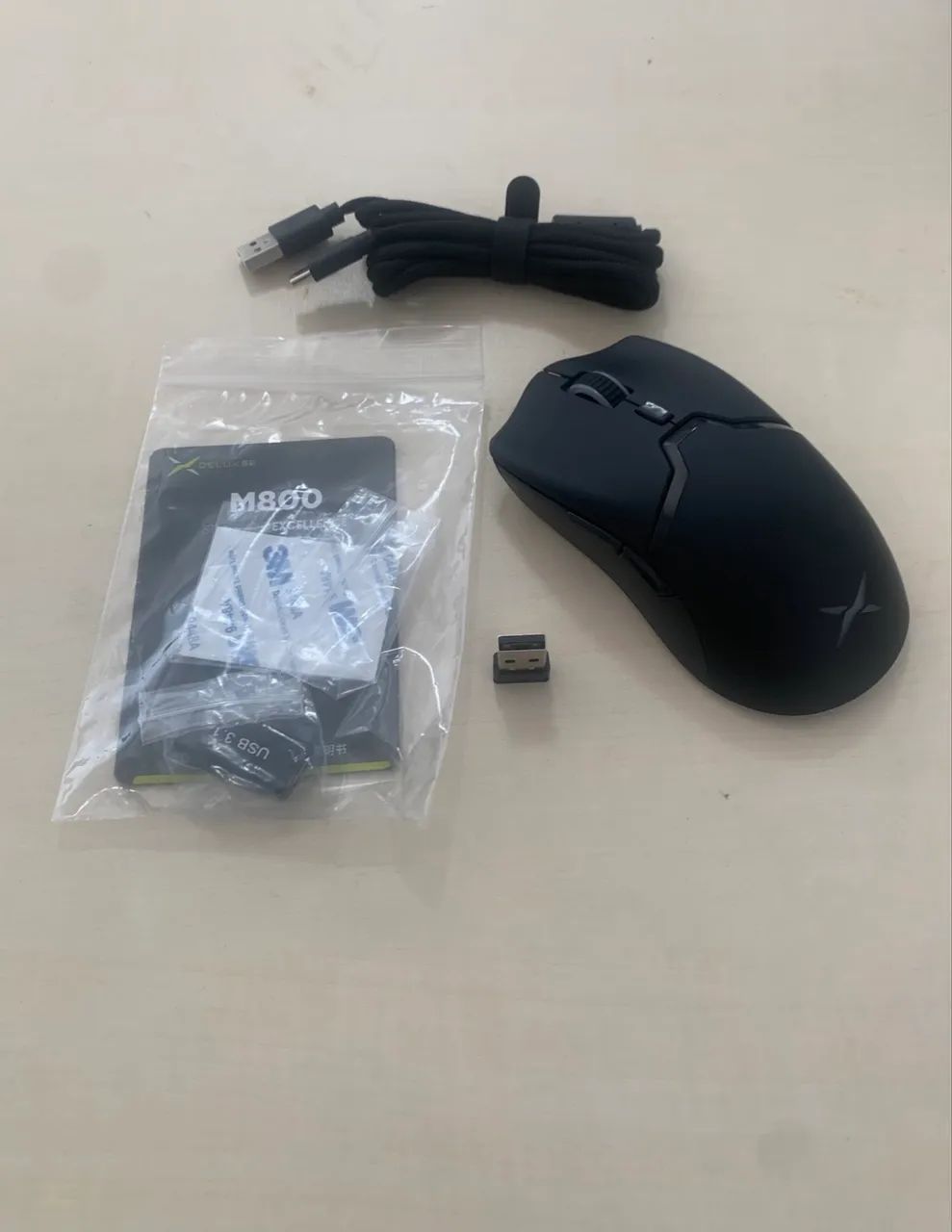 Promoção Delux M800 Pro PAW3395 RGB Novo - Periféricos e Acessórios de ...