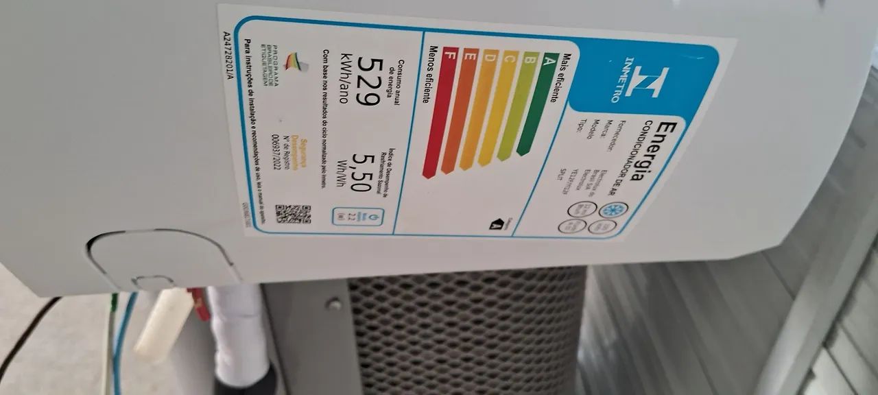 Split Electrolux 12.000 btus inverter..com Wi-Fi. Alexa - Ar ...