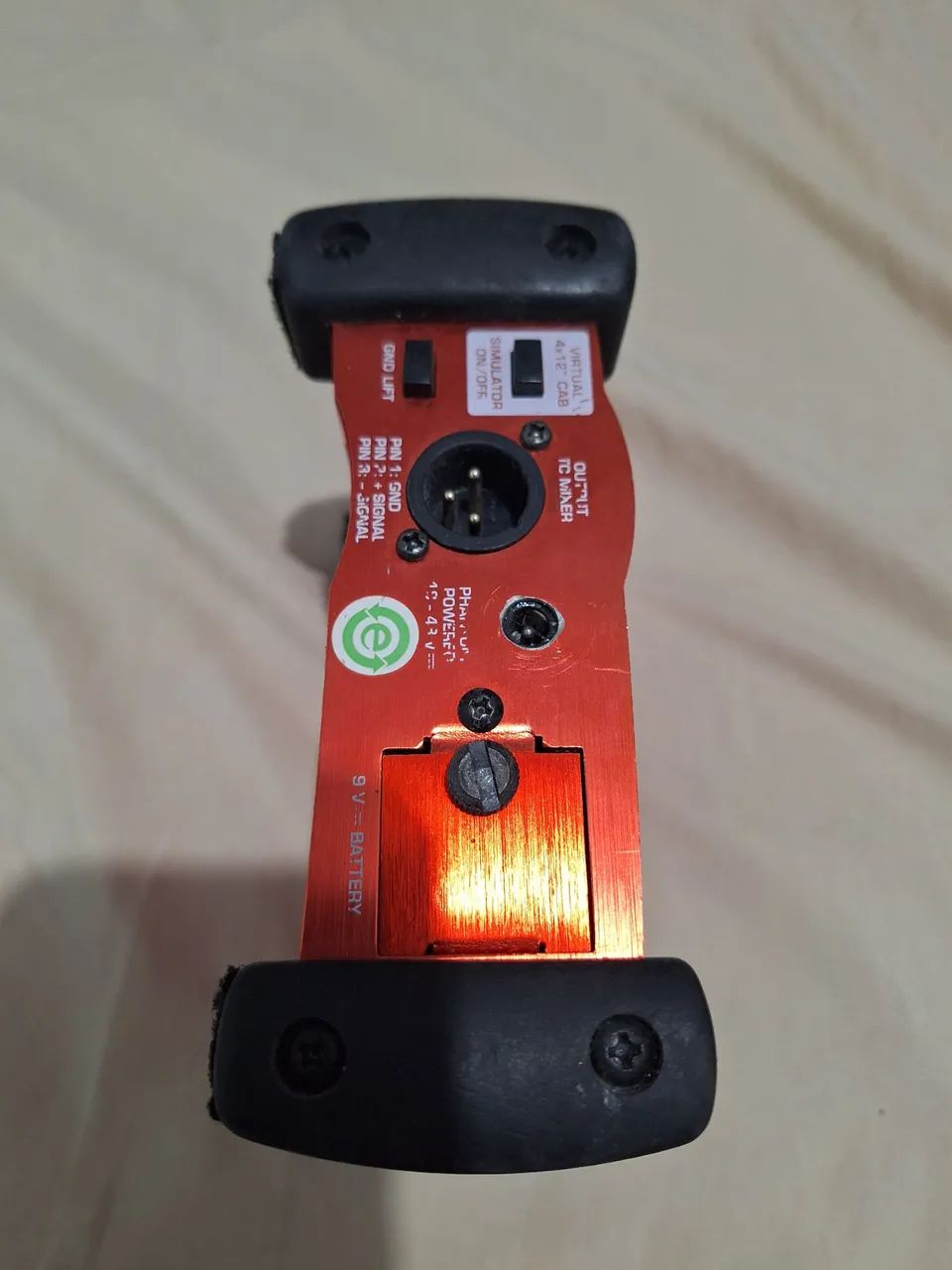 (SÓ HOJE)Direct Box Behringer Ultra-G GI100 (Adptado para fonte 9v ...