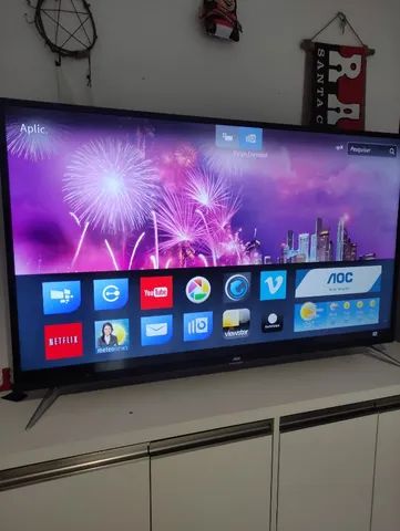 "smart tv led 50 polegadas aoc" no Brasil