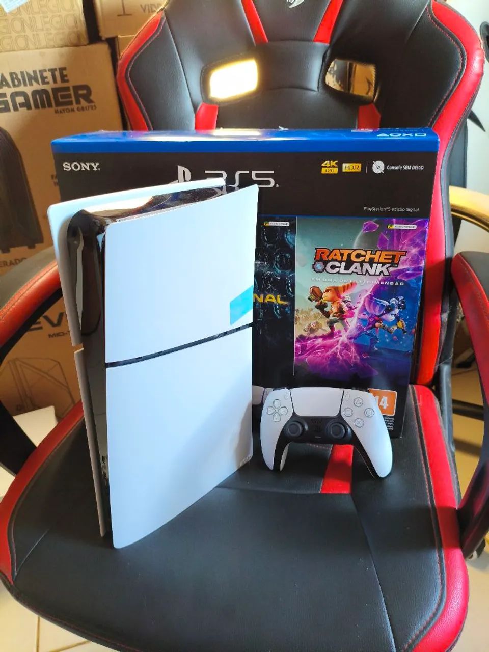 PS5 SLIM DIGITAL COM 8 JOGOS PEGO PS4 COM VOLTA - Consoles de Vídeo Game - Jardim Vila Boa ...