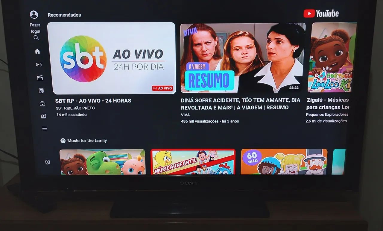 "tv sony smart 40 polegadas" no Brasil