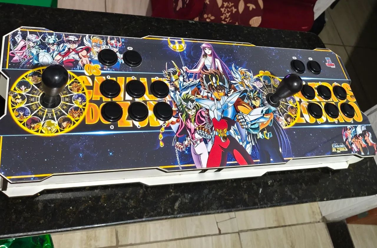 Baixei o preço para vender ligeiro, bancada gamer arcade retrô ...